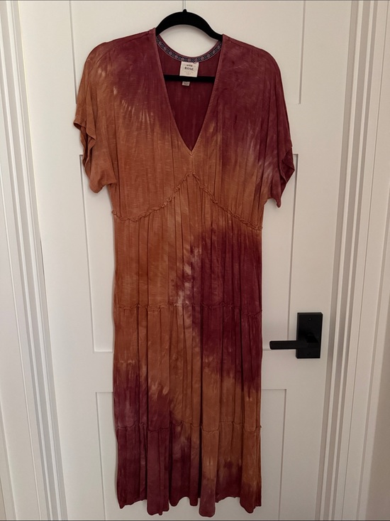 Knox Rose | Dresses | Anthropologieinspired Tiedye Vneck Maxi Dress By ...